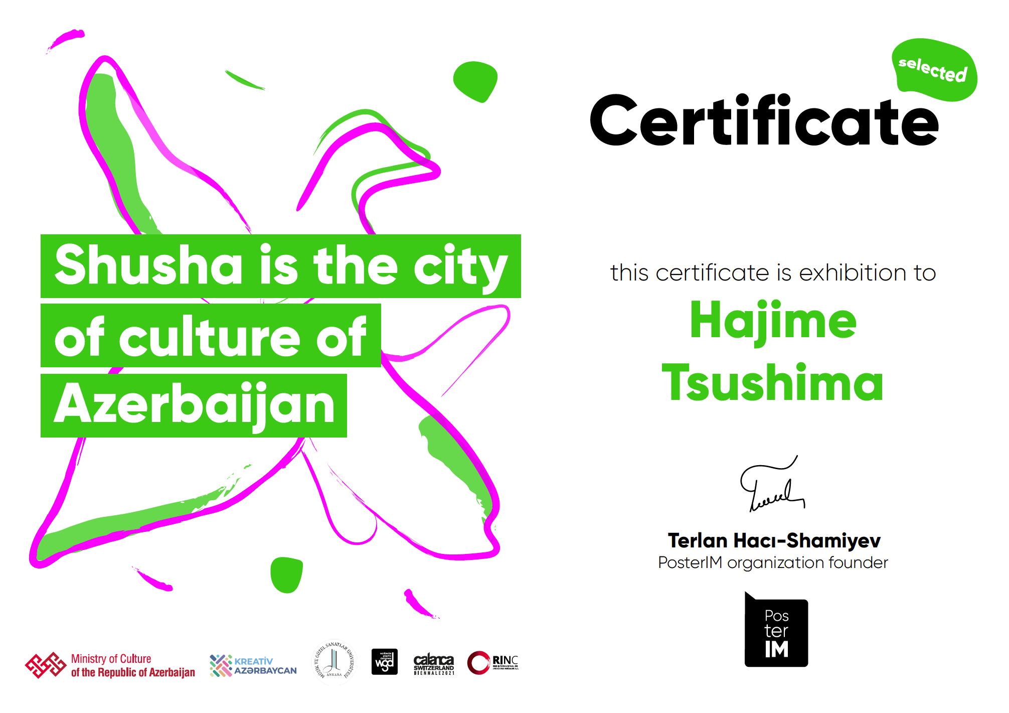 Shusha is the city of culture of Azerbaijan Poster Art exhibition ...