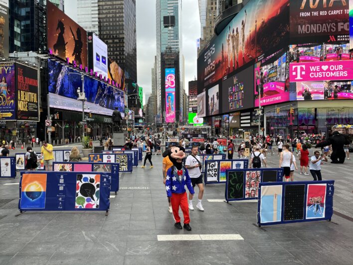 Tolerance Project Poster Show 2023 in Times Square, NY. | 対馬デザイン事務所
